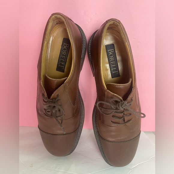Borelli | Shoes | Mens Borelli Leather Shoes Size 15 Oxfords Capped Toe ...